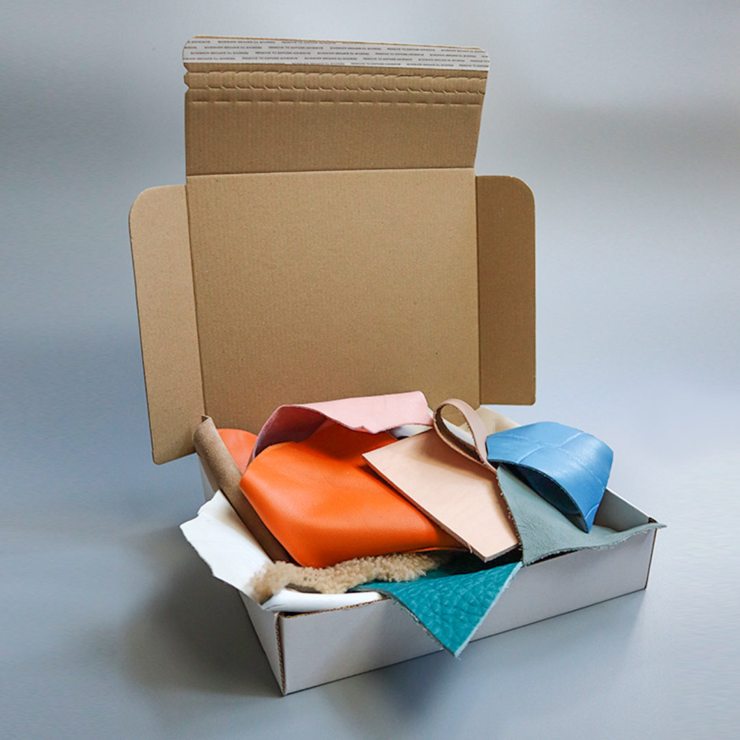LEATHER SCRAPS - MYSTERY BOX – I Can Make Bags